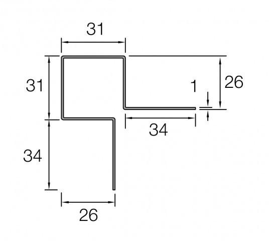 External Corner (Symmetric) for Cedral Lap