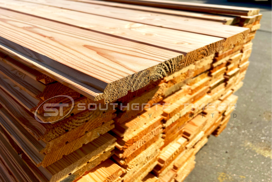 Larch 20 x 144mm T.G.V. Cladding ST1.L
