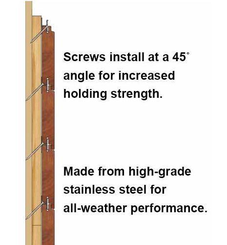 Deckwise Stainless Steel Cladding Hidden Fix kit - 300